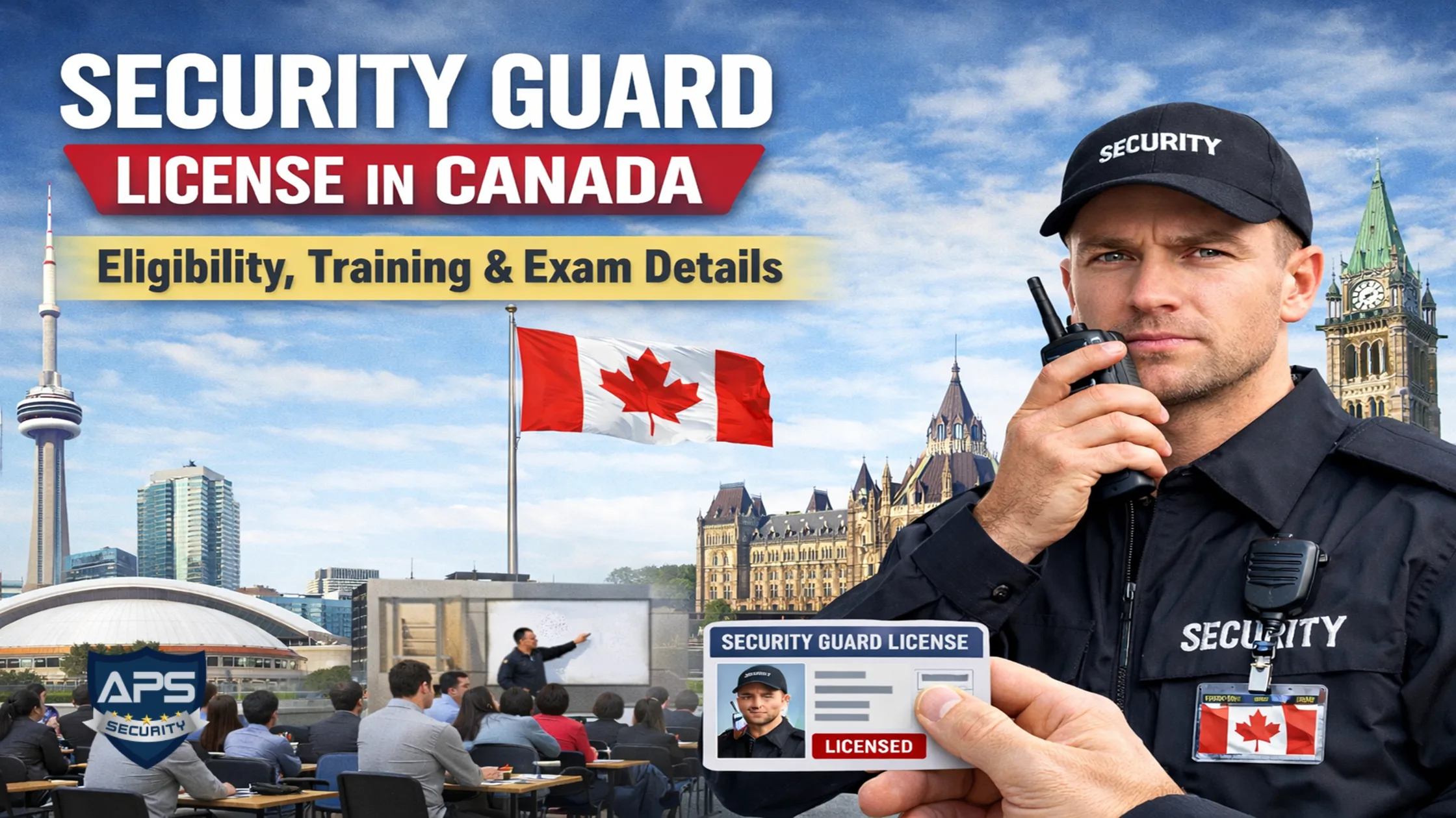 Beginner’s Guide to Security Guard Training & Licensing in Canada